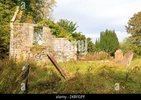 Springkell, Scotland - September 28 2022 : Springkell Old Parish Church ...