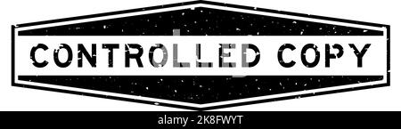 Grunge black SOP Standard Operating Procedure word round rubber seal stamp on white background ...