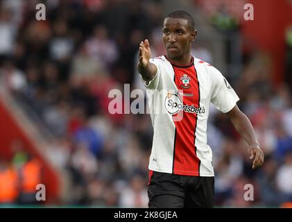Southampton, UK. 23rd Oct, 2022. Granit Xhaka of Arsenal celebrates ...