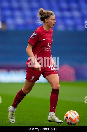 Yana Daniels of Liverpool in action with Durham Women's Abby Holmes ...