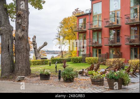 Hotel J is a waterfront hotel at Nacka Strand in Stockholm, Sweden Stock Photo - Alamy