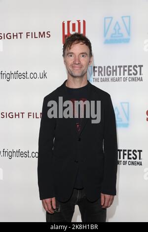 Jay Dunn attends 'The Harbinger' film premiere at Arrow FrightFest held ...