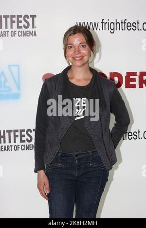Laura Heisler (EVIL) attends 'The Harbinger' film premiere at Arrow ...