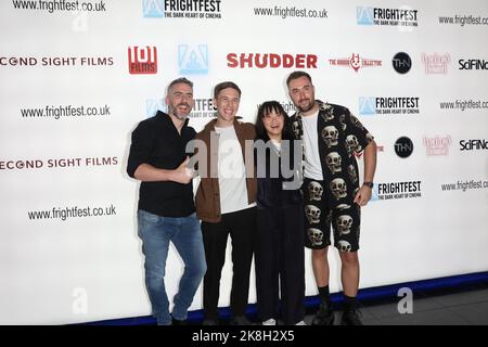 Chris Baugh, Oscar Kennedy, Thaddea Graham and Ryan J. Brown attend ...
