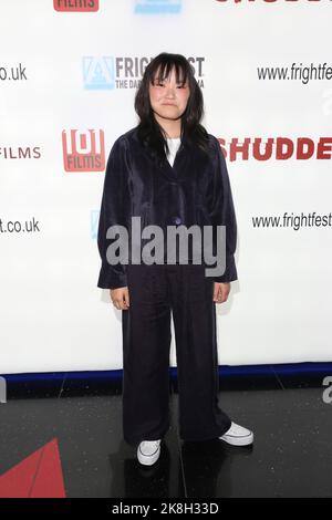 Thaddea Graham attends 'WRECK' film premiere at Arrow FrightFest held ...