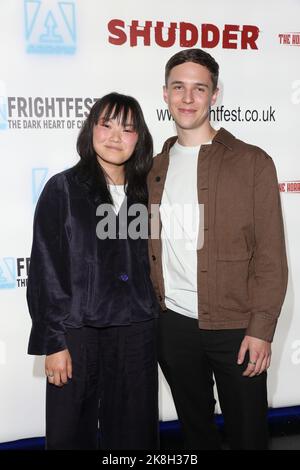 Thaddea Graham and Oscar Kennedy attends 'WRECK' film premiere at Arrow ...