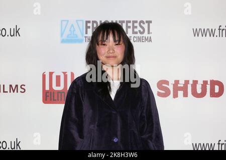 Thaddea Graham attends 'WRECK' film premiere at Arrow FrightFest held ...