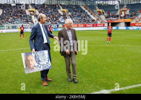 Gent's communications manager Patrick Lips and Gent's former player ...