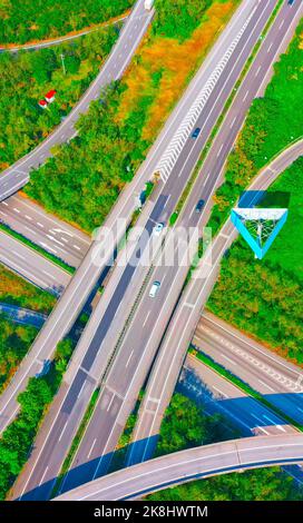 CHONGQING, CHINA - OCTOBER 21, 2022 - An aerial view of the Renhe ...