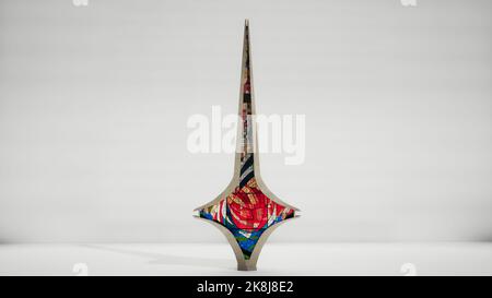 Damascene Sword Monument | نصب السيف الدمشقي, دمشق, سوريا Stock Photo ...