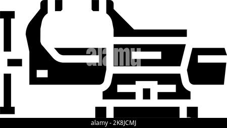 swivel base bench vice glyph icon vector illustration Stock Vector ...