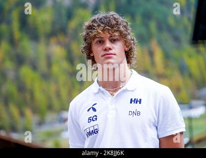 Sölden, Austria 20221020.Alpinist Lucas Pinheiro Braathen during a ...