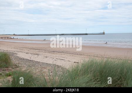 Beach, Blyth, Northumberland, Tyne and Wear Stock Photo - Alamy