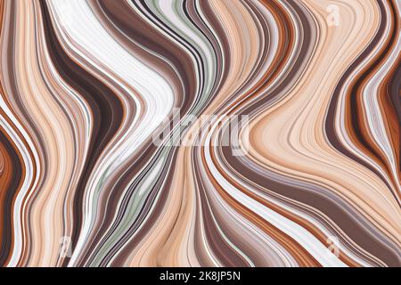 Abstract Decorative Flowing Lines Topography Mix Fire Brick Colors ...