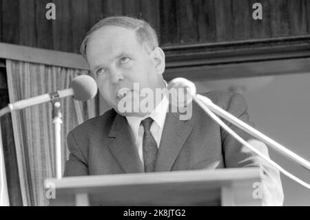Oslo - Lillehammer, September 1969. Election campaign on Skinner - vgs ...