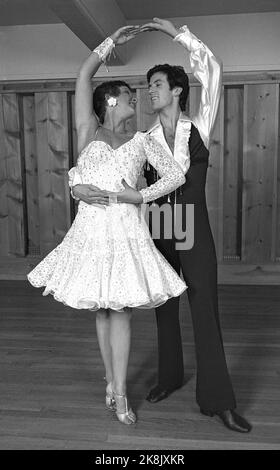 Oslo 1976-10-04: Kirsten Salberg, dancer. Several times world champion ...