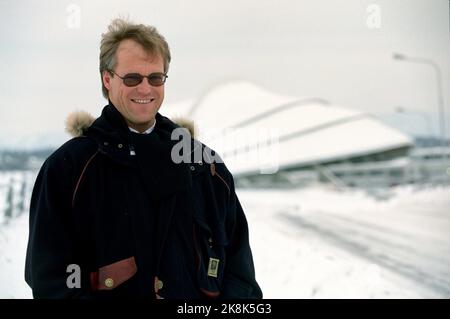 Hamar January 1994 Hans Erik Stadshaug, director of HOA (Hamar Olympic ...