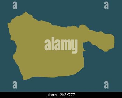 Xaisomboun, special region of Laos. Solid color shape. Locations of ...