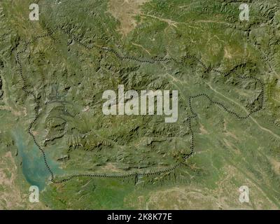 Xaisomboun, special region of Laos. Low resolution satellite map ...