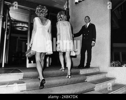 Oslo in the summer of 1969: The women's fashion is now so short that it ...