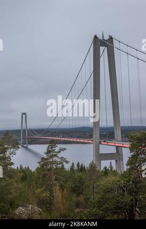 The High Coast Bridge (Hogakustenbron) in Sweden Stock Photo - Alamy