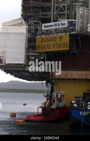 Stavanger 19991027: The development of Statoil's Åsgard B, the world's ...
