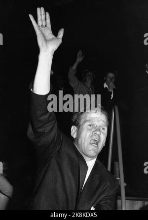 Sarpsborg July 6, 1957. Aage Samuelsen in Pentecostal Zion. Here the ...