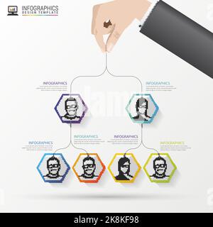 Hierarchy diagrams flowchart vector infographics set.Business structure ...