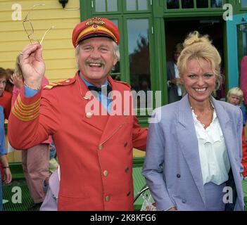 Lørenskog 19910820. Children's TV series Sesame Station. Sesame station ...