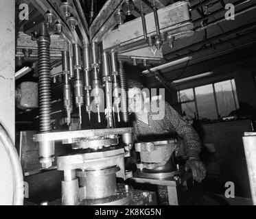 Kongsberg 19620825. Rockets for NATO. Kongsberg weapons factory has ...