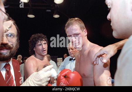 Bergamo, Italy 26.05.89: Magne Havnå in Bergamos Sportshall, after ...