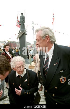 Bergen 199508. The liberation anniversary, - 50 years since the liberation after World War II ...