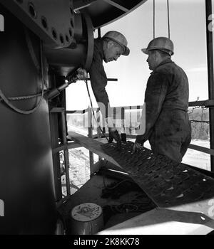Tønsberg 196007 Norway's first oil refinery under construction at ...