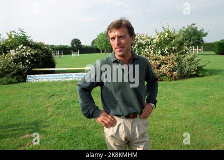 Maastricht Netherlands 19960806 horse breeder and trainer Henk Nooren ...