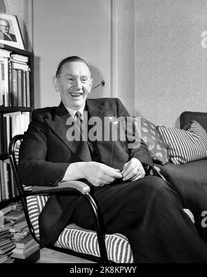 Oslo November 1951 at the home of the newly appointed Prime Minister ...