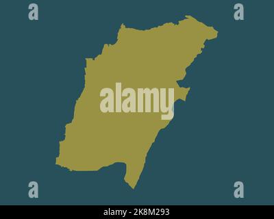 Mount Lebanon, governorate of Lebanon. Solid color shape. Locations of ...