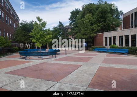 The Saint Peter's University Campus building and surroundings in Jersey ...