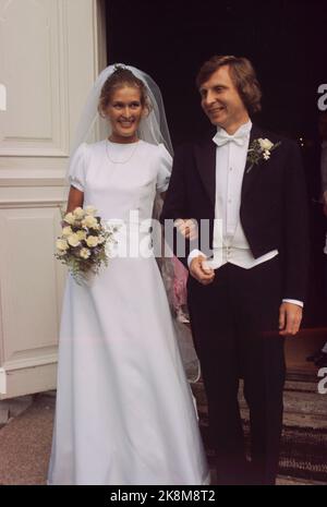 Jessheim July 1975: The violinist Arve Tellefsen marries in Hovin ...