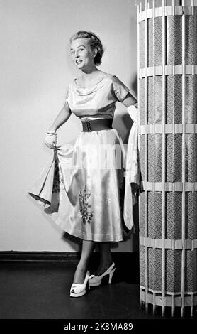 1952. Fashion in 1902--1952. Picture # 1. Revolution on the clothing ...