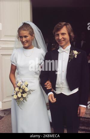 Jessheim July 1975: The violinist Arve Tellefsen marries in Hovin ...