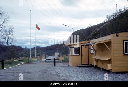 Sør-Varanger, Finnmark 1966. The border chapel in Jacobselv, King Oscar ...