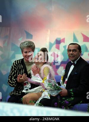 Hamar Olympics 19940225; Winter Olympics at Lillehammer 1994 American ...