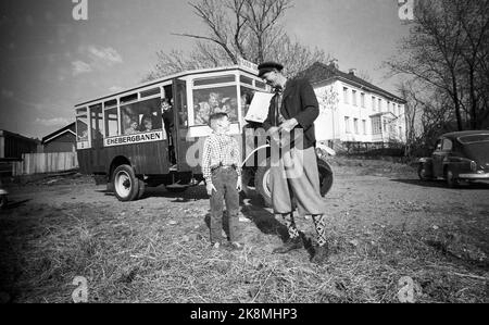 Oslo, 1961. Leif Juster had the lead role as bus driver Torvald in the ...