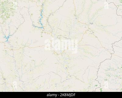 Thaba-Tseka, district of Lesotho. Open Street Map. Locations of major ...