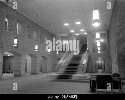 Oslo 19590110 The Storting building underwent extensive restoration and ...