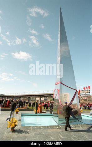 Narvik 19950510. The liberation anniversary, - 50 years ago the liberation after World War II ...