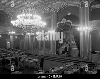 Oslo 19590110 The Storting building underwent extensive restoration and ...