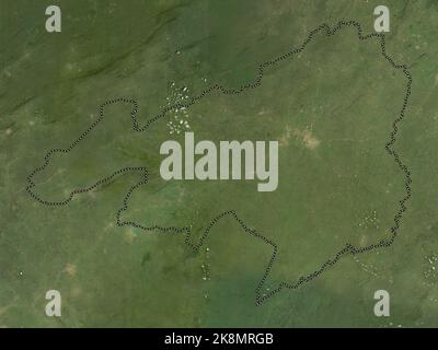 Bong, county of Liberia. High resolution satellite map. Locations of ...