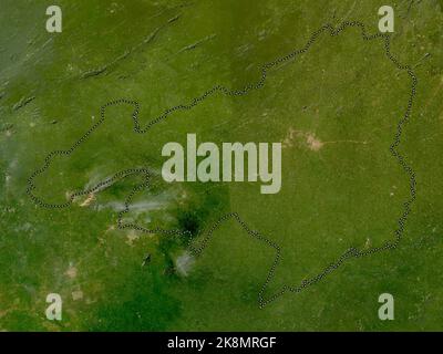 Bong, county of Liberia. Low resolution satellite map. Locations of ...