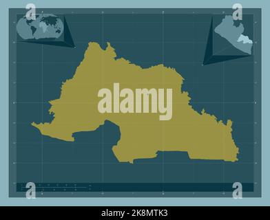 Grand Gedeh, county of Liberia. Solid color shape Stock Photo - Alamy